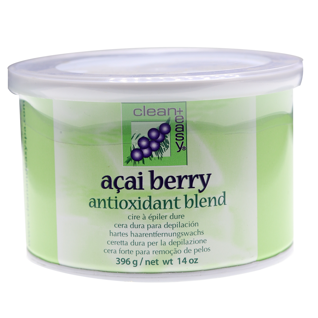 Clean+Easy Acai Berry Hard Wax 14oz – diy hair company